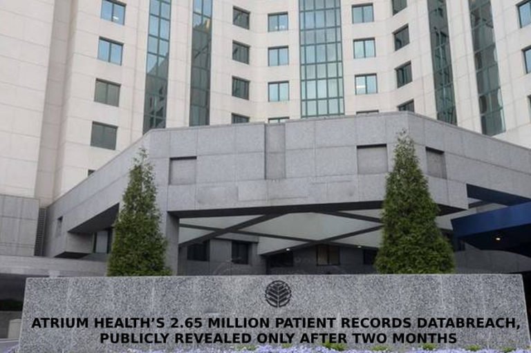 Atrium Health’s Databreach 2.65 Million Patient Records Publicly Revealed