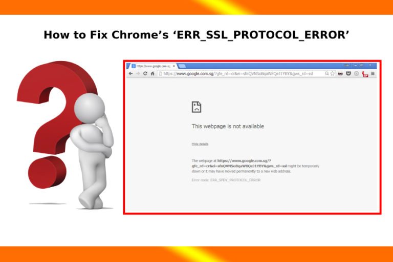 Err Ssl Protocol Error Fix Err Ssl Protocol Error